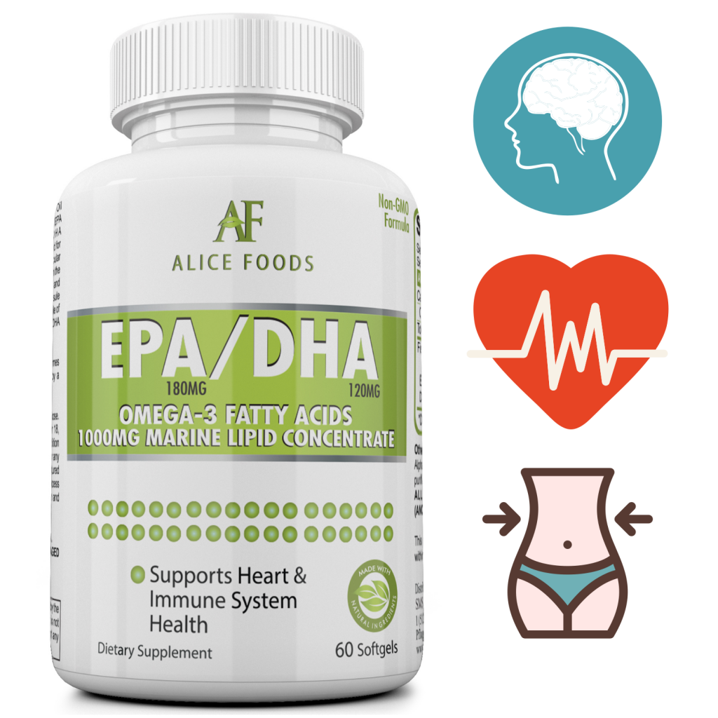 EPA/DHA Omega-3 Balance 30 Day Supply – Alice Foods