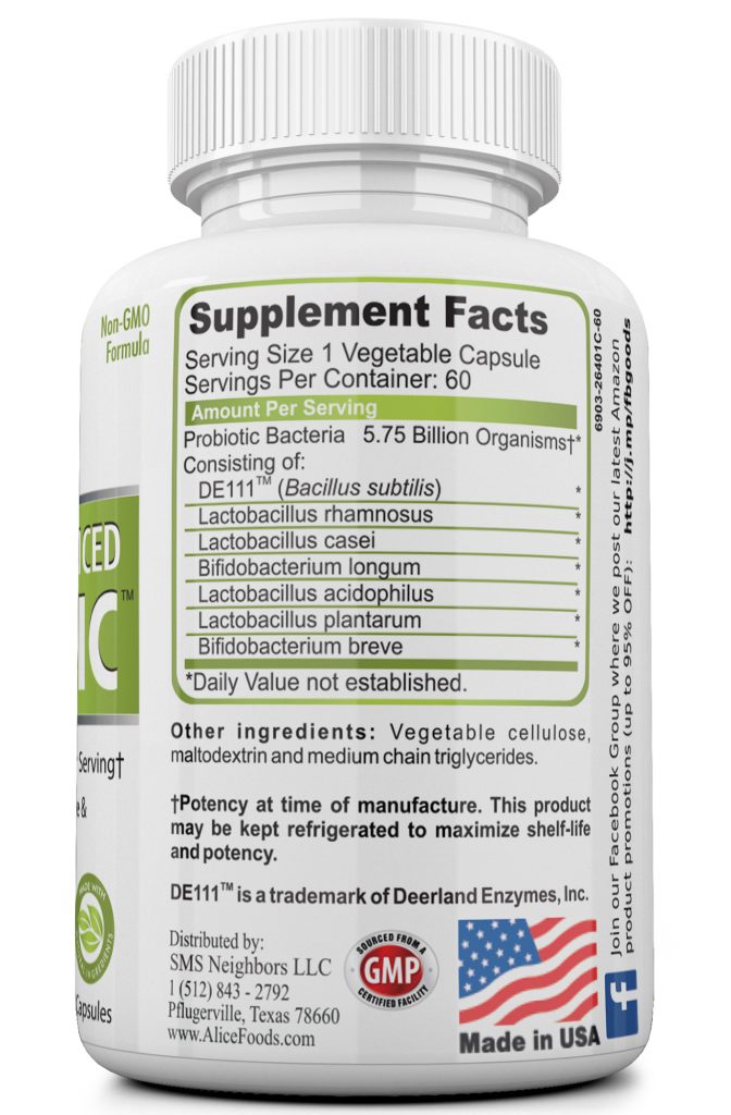 Bifidus Best Advanced Probiotic 30 Day Supply – Alice Foods